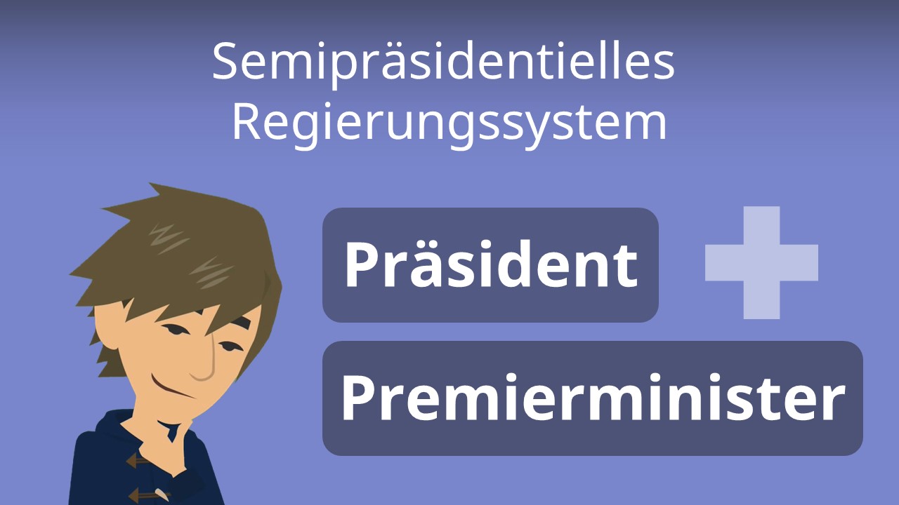 Semipräsidentielles Regierungssystem • einfach erklärt · [mit Video]