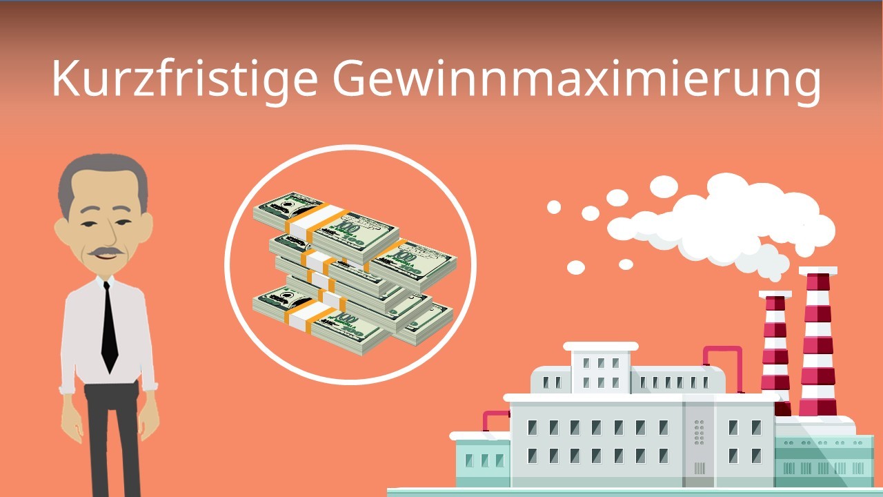Kurz- und langfristige Gewinnmaximierung - einfach erklärt · [mit Video]