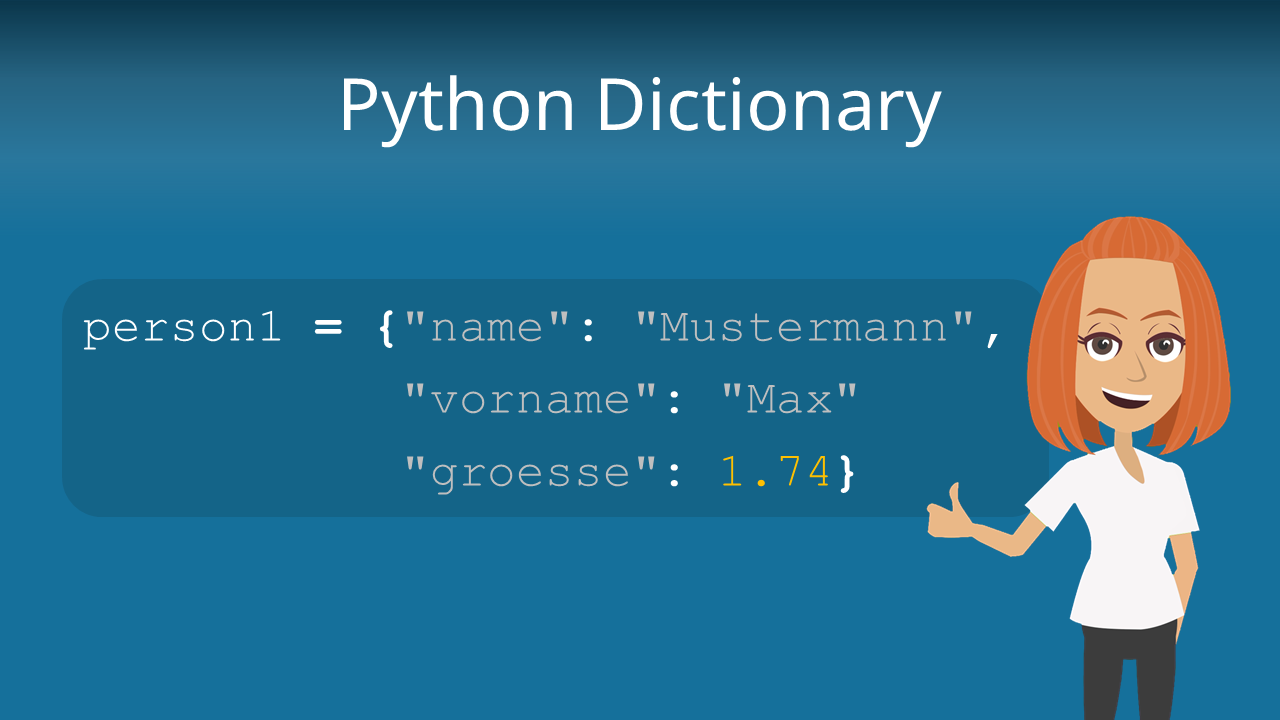 Python Dictionary • Erklärung und viele Beispiele · [mit Video]
