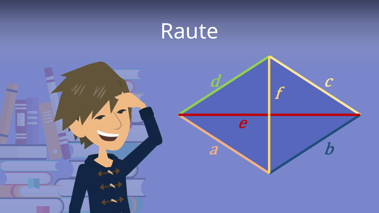 Raute Flächeninhalt • Flächeninhalt Raute Formel · [mit Video]