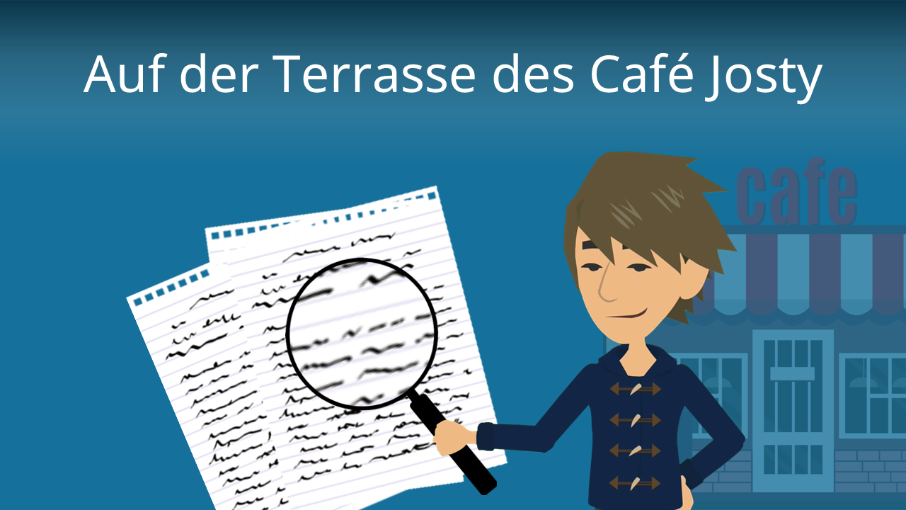 Auf der Terrasse des Café Josty • Gedichtanalyse · [mit Video]