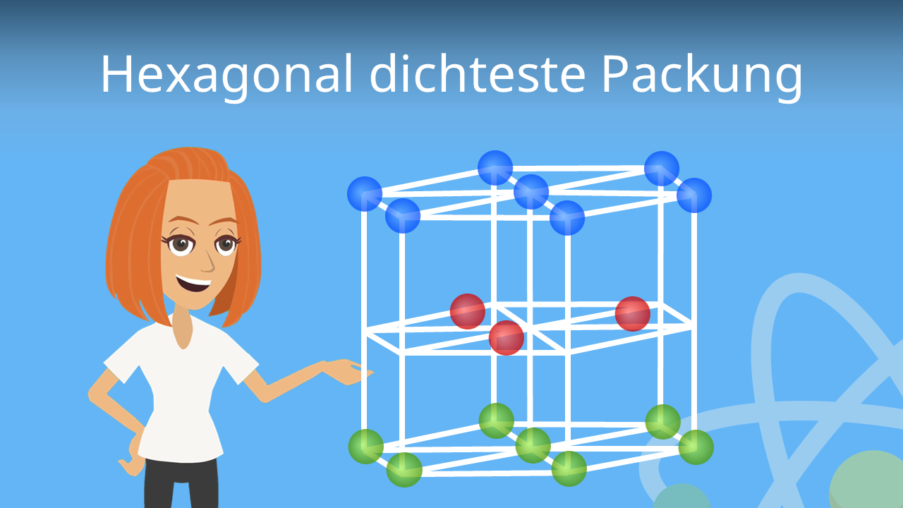Hexagonal dichteste Packung • Erklärung und Beispiele · [mit Video]