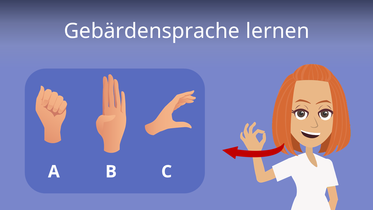 Gebärdensprache lernen • Alphabet, Wörter und Tipps · [mit Video]